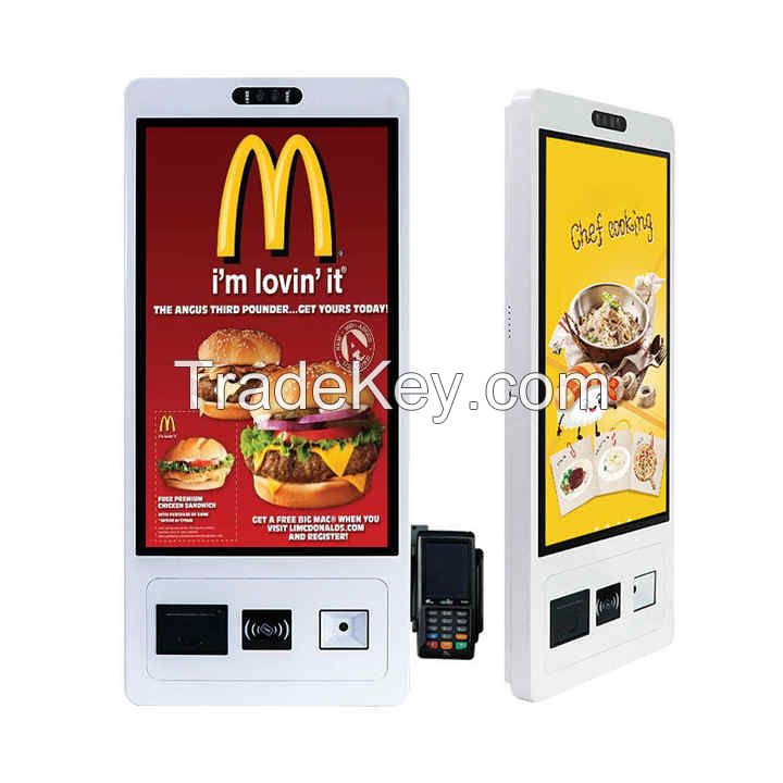 32 Inch Restaurant Ordering Machine Self-service Self Service Printing ...
