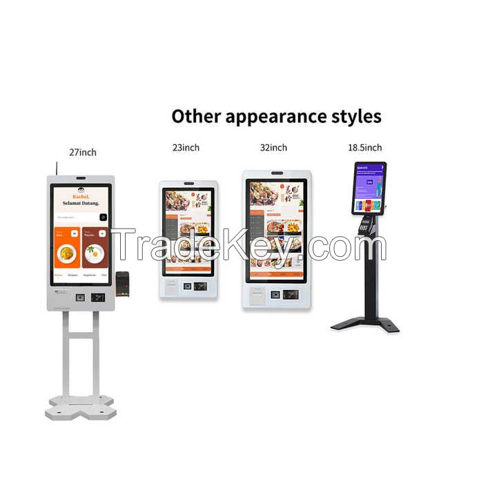 32 Inch Restaurant Ordering Machine Self-service Self Service Printing ...