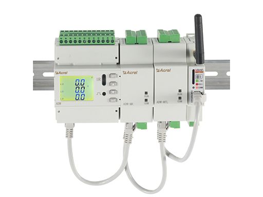 din rail and multiloop energy meter with external current transformers ...