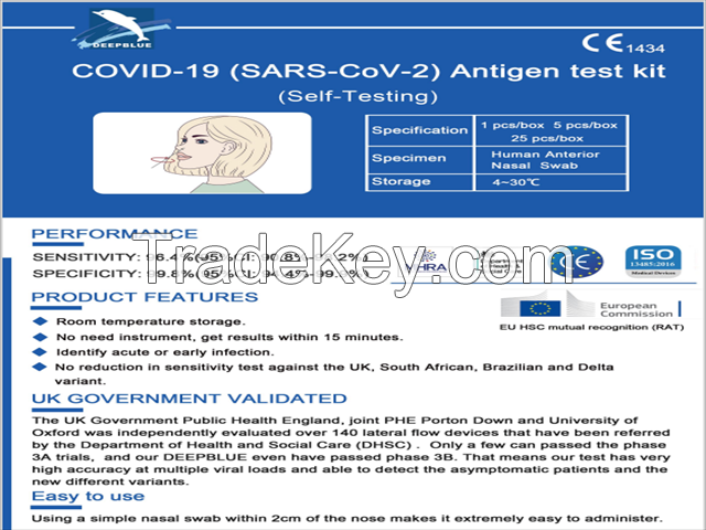 ANTIGEN TEST KIT - NASAL SWAB (SARS-CoV-2) (Professional) By LANNX Mel ...