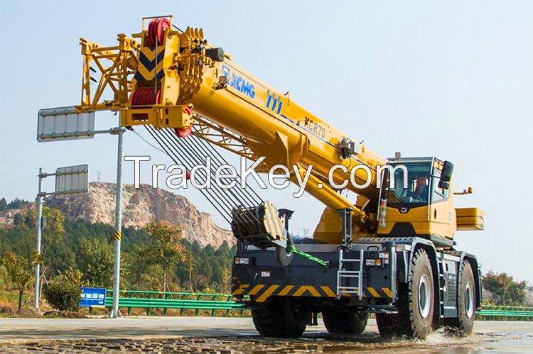 XCMG Brand 90 Ton Mobile Crane XCR90 90 ton Crane - Rough Terrain By ...