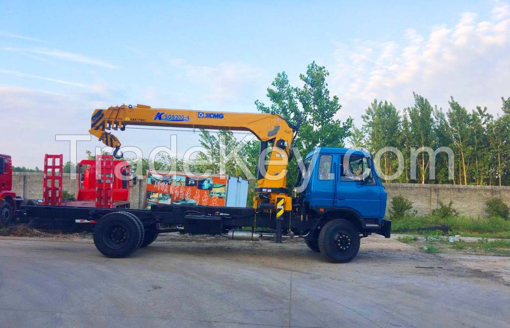 XCMG Official 8 Ton Pickup Truck Lifting Crane SQS200-4 By XCMG E ...