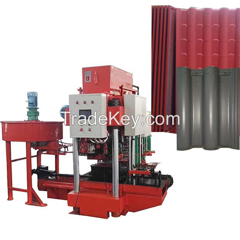 Hydraulic Small concrete cement roof tile manufacturing machine By ...