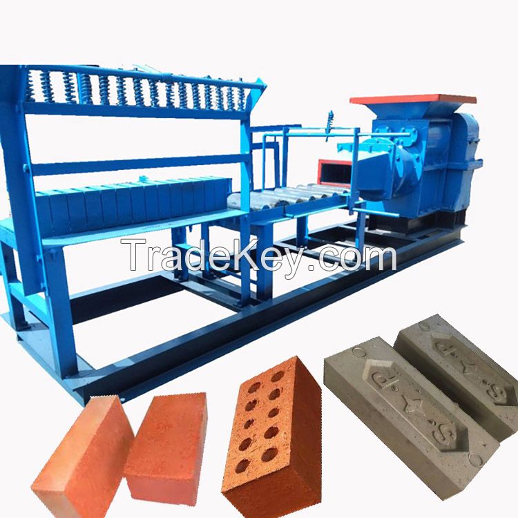 Fully Automatic Small Red Clay Mud Soil Extruder Red Manual Clay Brick ...
