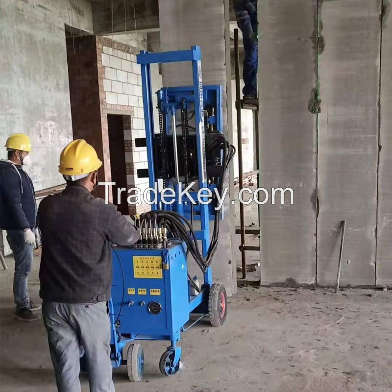 Electric hydraulic cement Wall panel lifting machine for installing AAC ...
