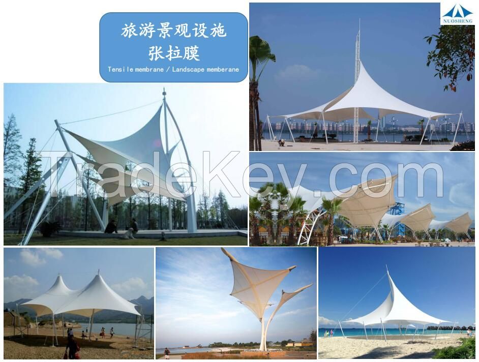 Membrane structure parking shed, Tensioned Membrane structure By ...