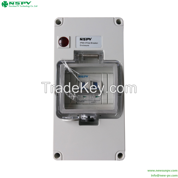 4 Poles IP66 MCB Enclosure Box Waterproof Electronic Junction box for ...