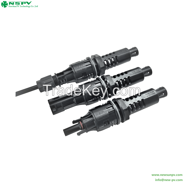 Solar panel inline fuse connector 1500V for solar panel array combiner ...