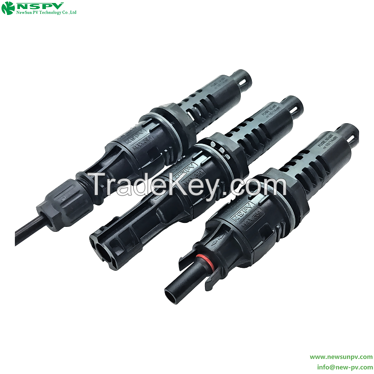 Solar panel inline fuse connector 1500V for solar panel array combiner ...
