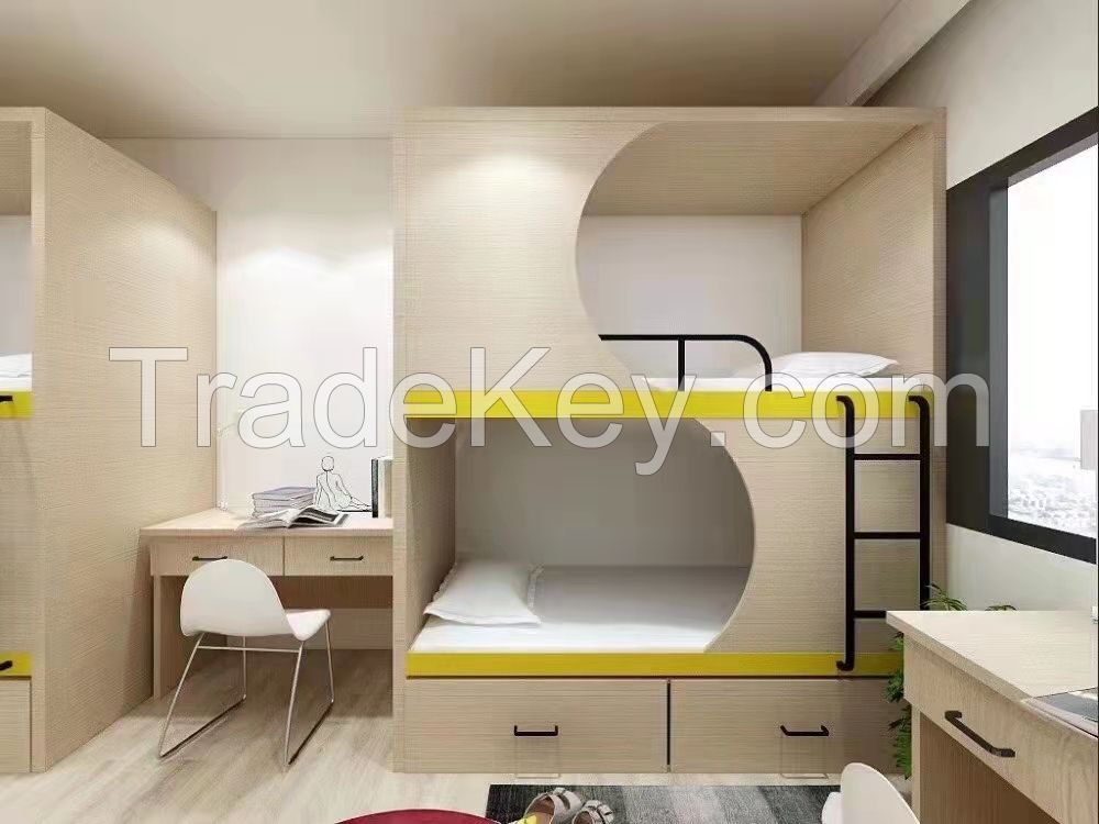 Factory Price Hotel Bunk Beds Space Sleeping Pods Wooden Capsule Hotel ...